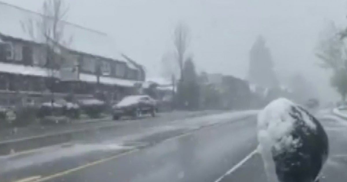 Spring Soaker Brings Snow, Rain To Sierra - CBS Sacramento