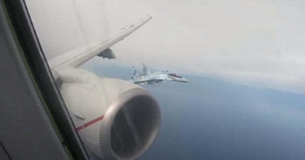 Video shows Russian pilots making "unsafe" intercept of U.S ...