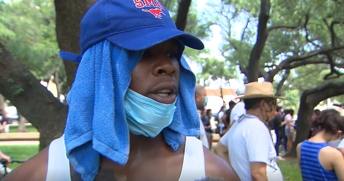 Bigger Than Football: SMU Mustang Players Take Part In Dallas Protest ...