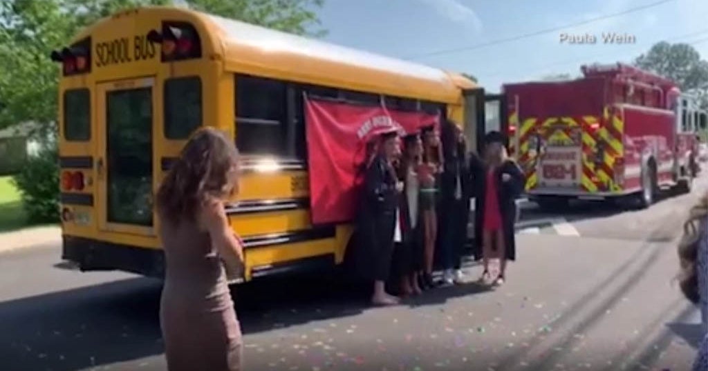 High School Seniors In N.J. Get Special Graduation Ceremony By Bus ...