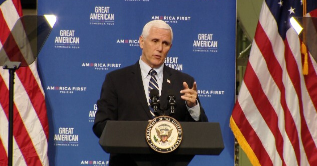Vice President Pence Visiting Lordstown, Ohio, For Electric Pickup ...