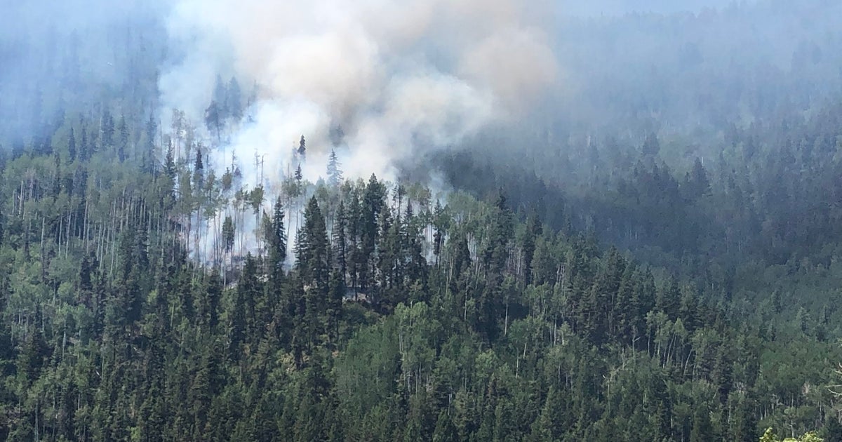Loading Pen Fire Burns In Rugged Forest Southwest Of Telluride - CBS ...