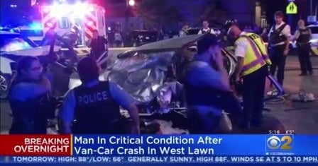 Man In Critical Condition After Crash In West Lawn Cbs Chicago