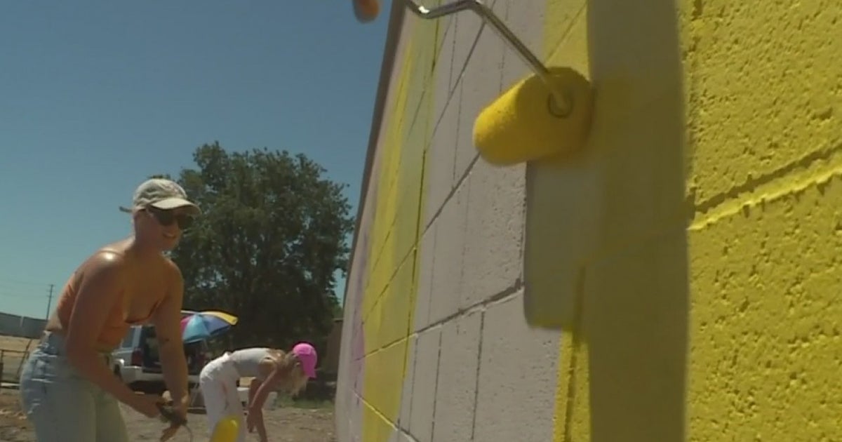 'We Wanted To Make Something Beautiful': Artist Painting 250-Mural ...
