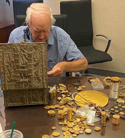 Photos apparently show famed hidden treasure found after 10-year search ...
