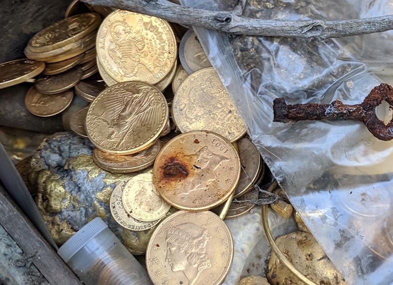 Photos apparently show famed hidden treasure found after 10-year search ...