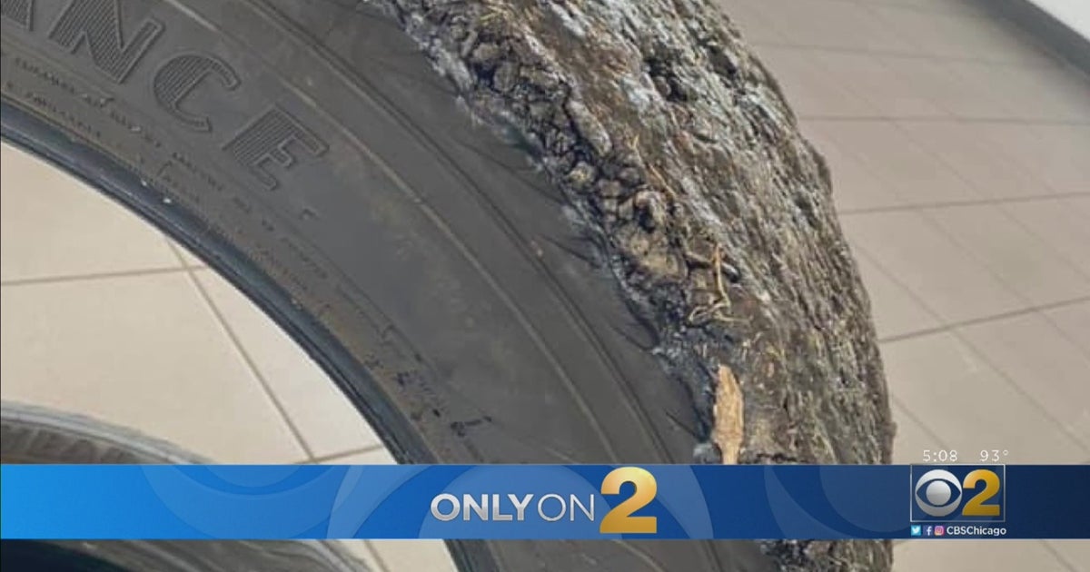 Newly Placed Road Tar Leaves Car Tires Severely Damaged In Plainfield ...