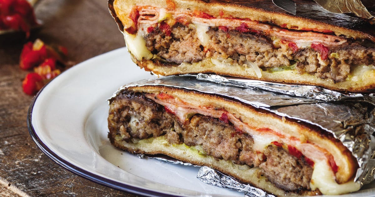 Recipe: Guy Fieri's Brick Burger - CBS News