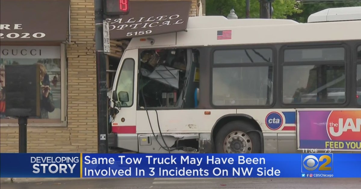 CTA Bus Crashes Into Building In Cragin - CBS Chicago