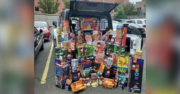 2 Men Caught With Nearly 4 500 Worth Of Illegal Fireworks In New York