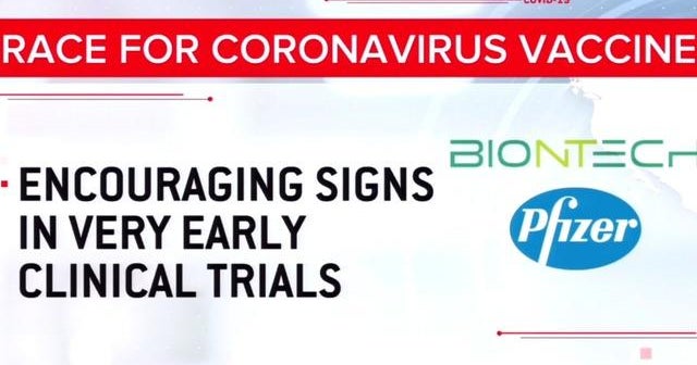 COVID-19 vaccine sees early positive results - CBS News