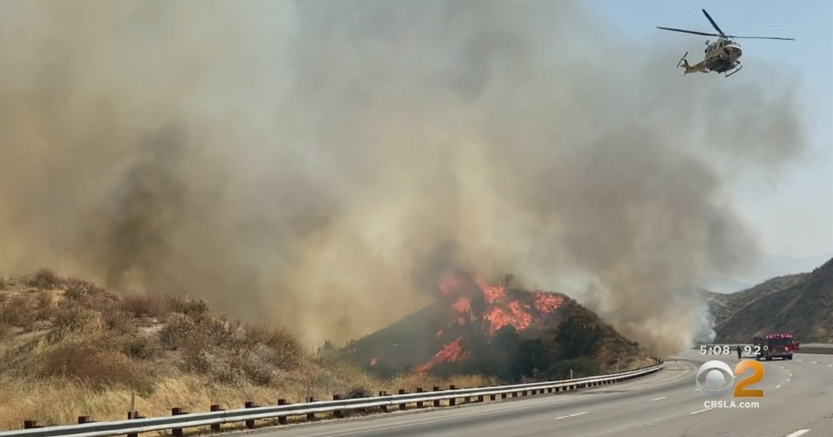 Forward Progress On Soledad Fire Halted, Evacuation Orders Lifted - CBS ...