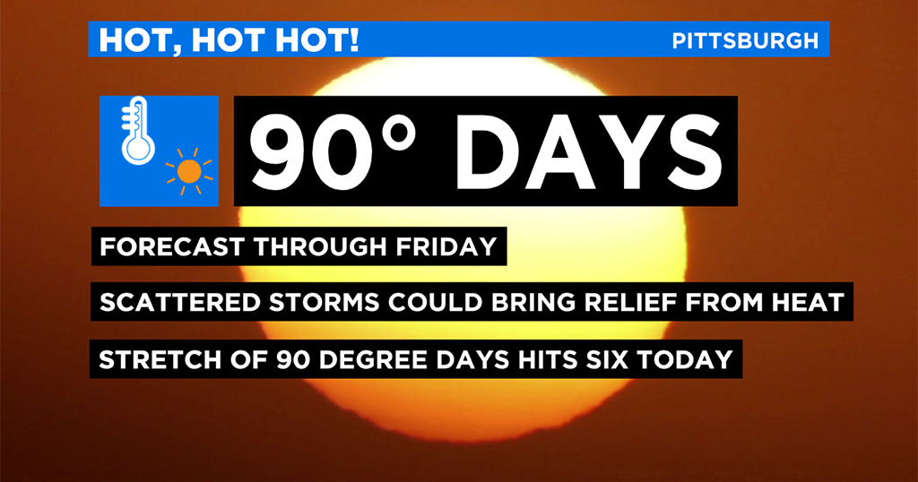 Pittsburgh Weather: Heat Advisory Issued For Thursday Afternoon - CBS ...
