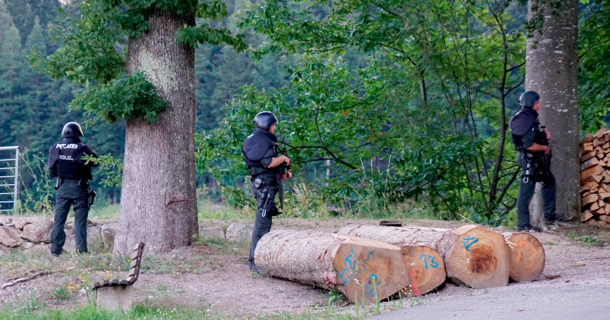 German police hunt forest for well-armed man who disarmed officers ...
