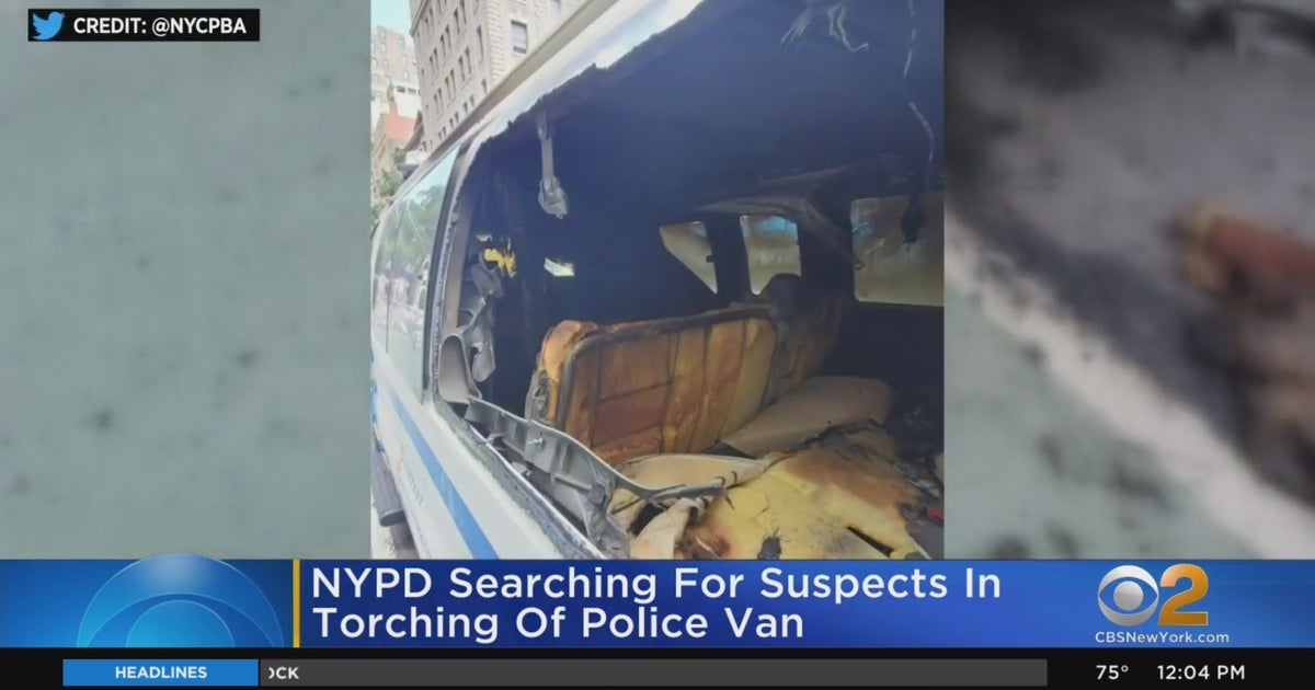 NYPD: Four Suspected Arsonists Wanted For Setting Police Van On Fire ...