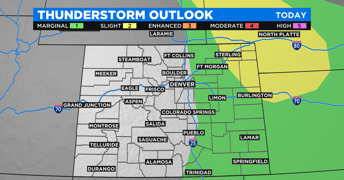 Denver Weather: Cooler Today With Widespread Storms, Some Could Be ...