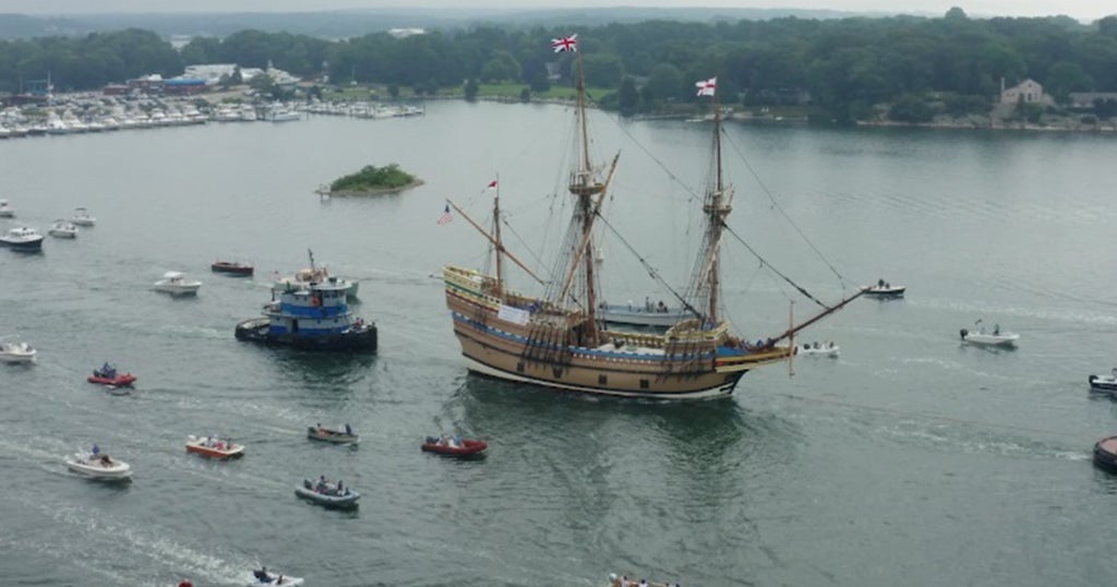 Mayflower II Docks In New Bedford To Ride Out Isaias - CBS Boston