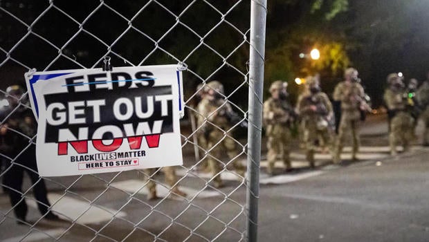 The battle over federal forces on the ground in Portland - CBS News