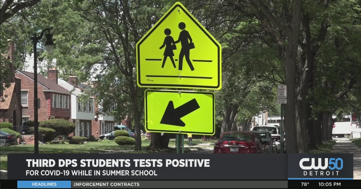 Third DPS Summer School Student Tests Positive For Covid-19 - CBS Detroit