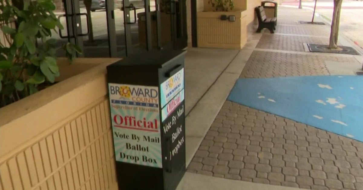 Broward Setting Up Secure Vote-By-Mail Drop Off Locations - CBS Miami