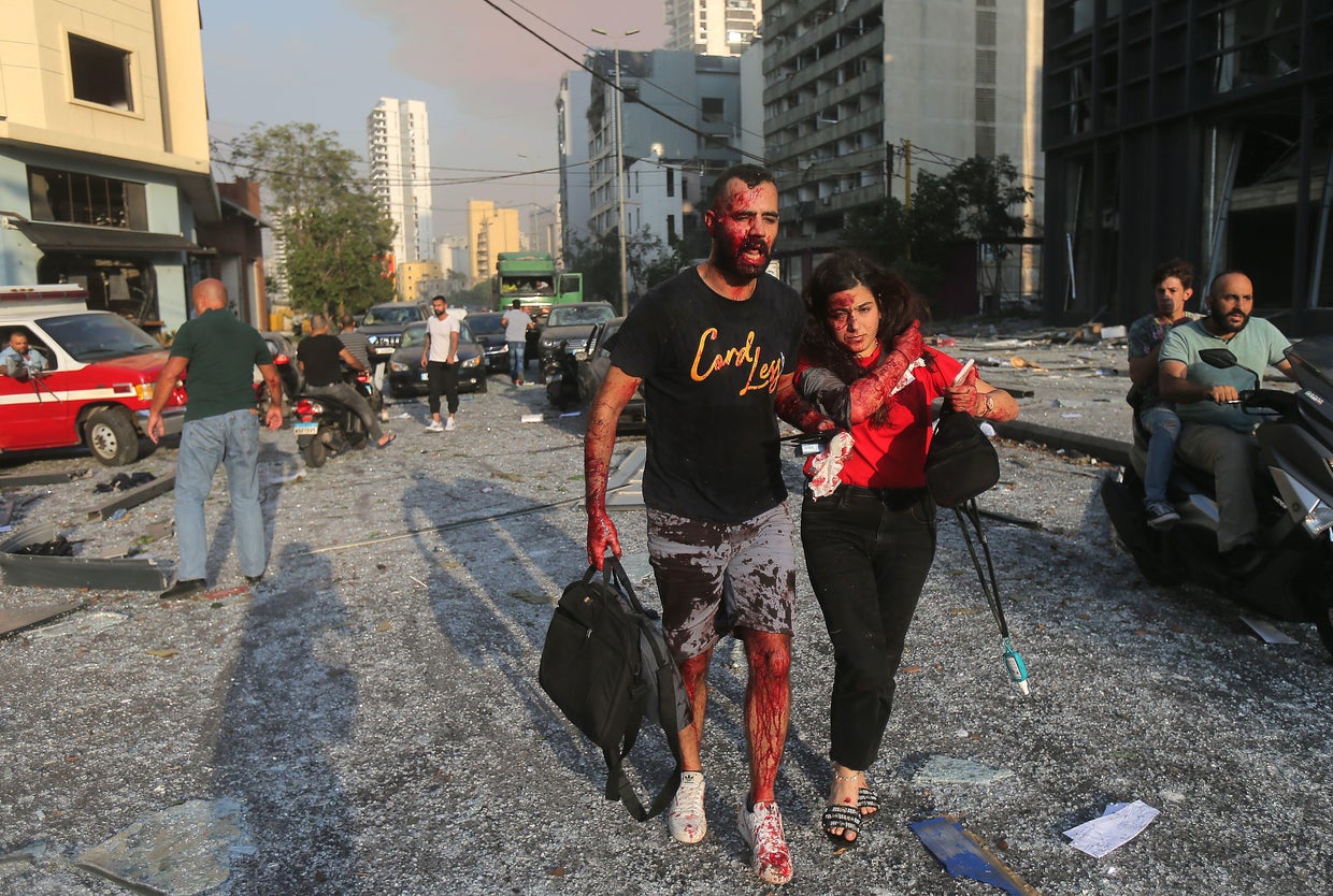 Massive explosions in Beirut leave dozens dead and more than 3,000 ...