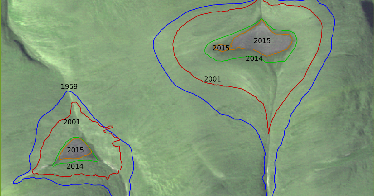 Ice caps formed during Little Ice Age roughly 5,000 years ago ...