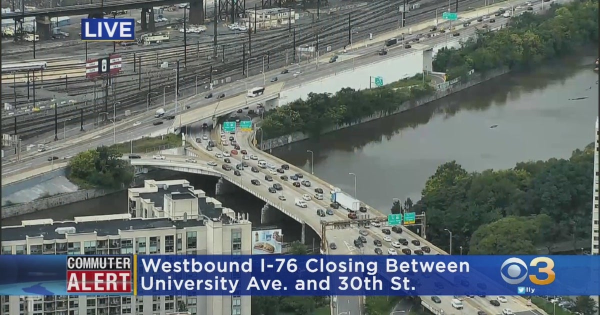 Portion Of Schuylkill Expressway Shut Down This Weekend Cbs Philadelphia