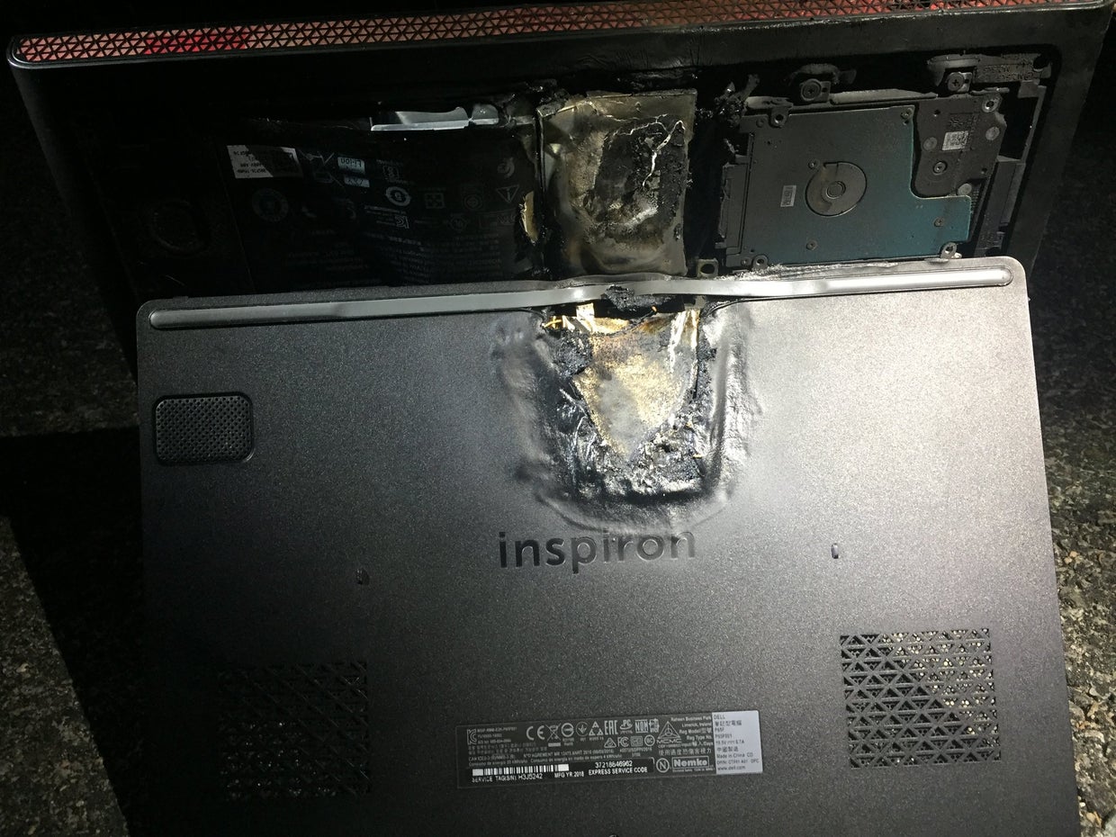Laptop Catches Fire While Charging On Mattress In Falmouth Home - CBS ...