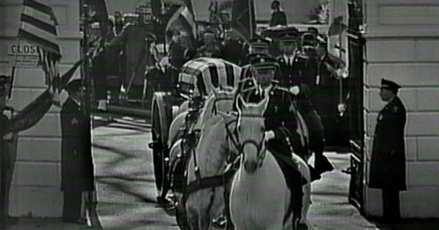 JFK’s funeral procession leaves the White House - CBS News