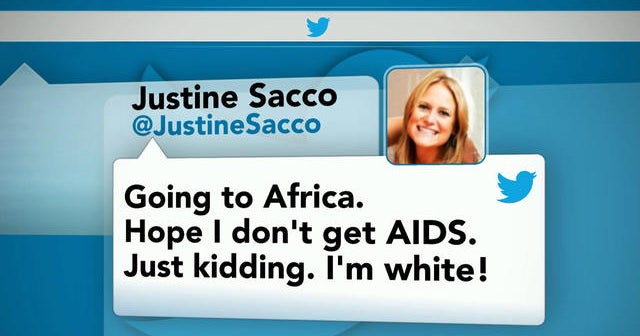 Former PR exec Justine Sacco apologizes for inappropriate tweet - CBS News