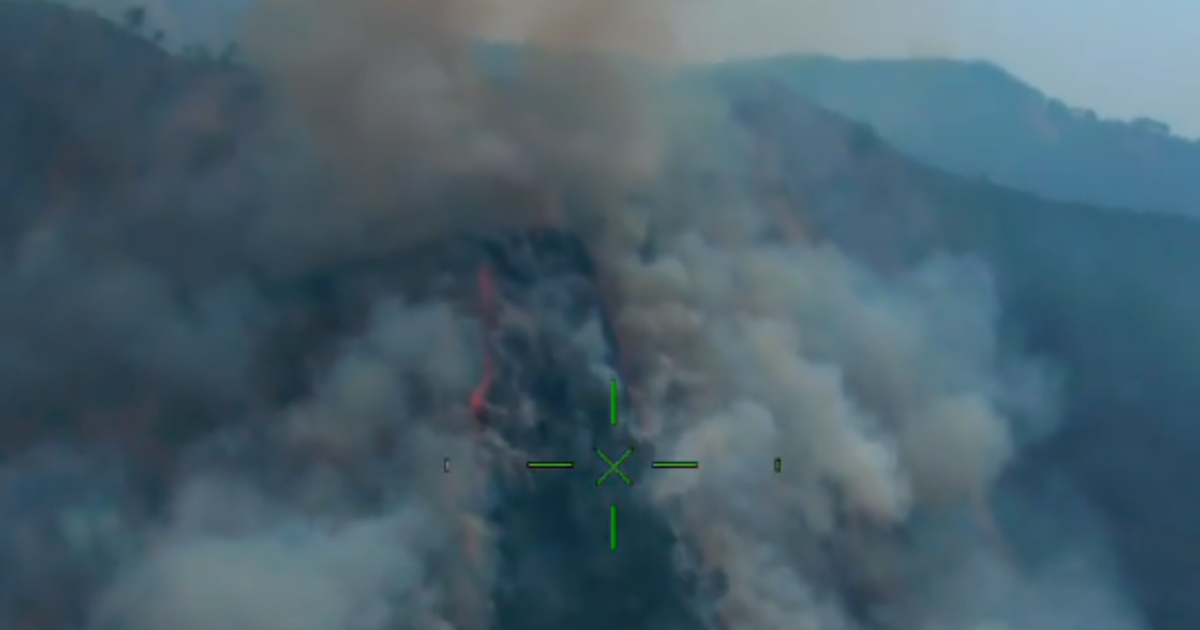 Helicopter Crews Guide Hikers To Safety Near Solano County Fire - CBS ...