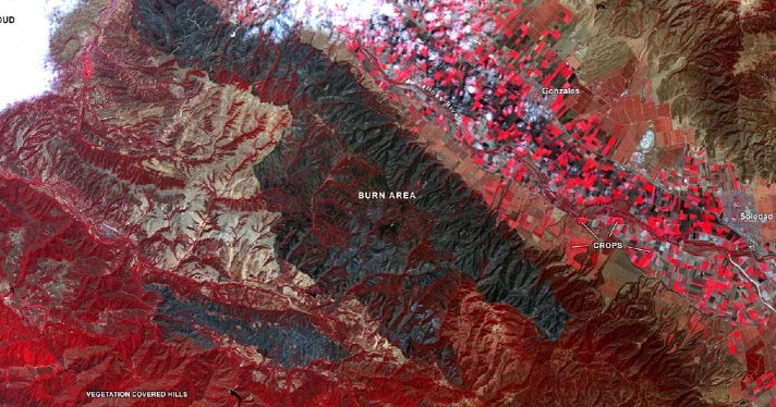 NASA Photos Reveal Vast Destruction Left Behind From Ravaging Wildfires ...