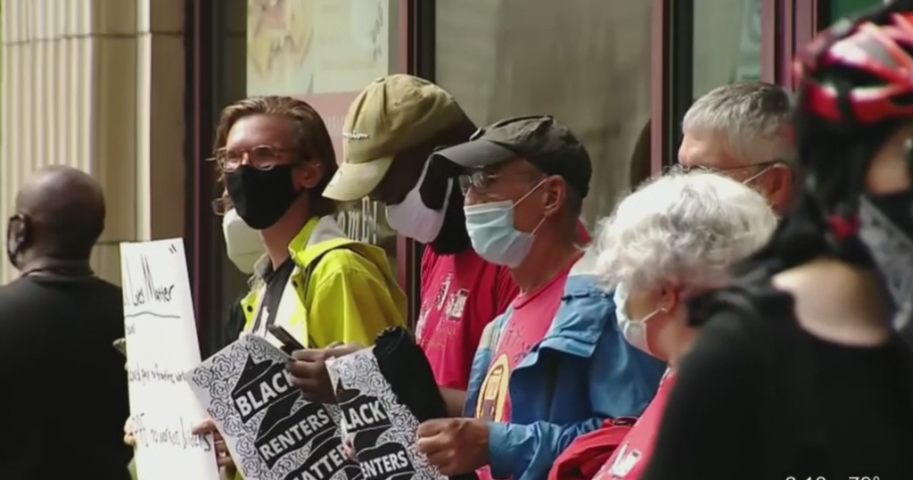 Demonstrators Protest Port Authority's Uniform Policy Barring Employees ...