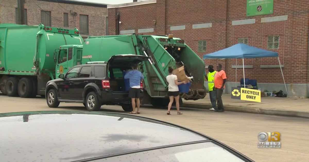 Baltimore DPW Closes Recycling Collection Centers Thursday - CBS Baltimore