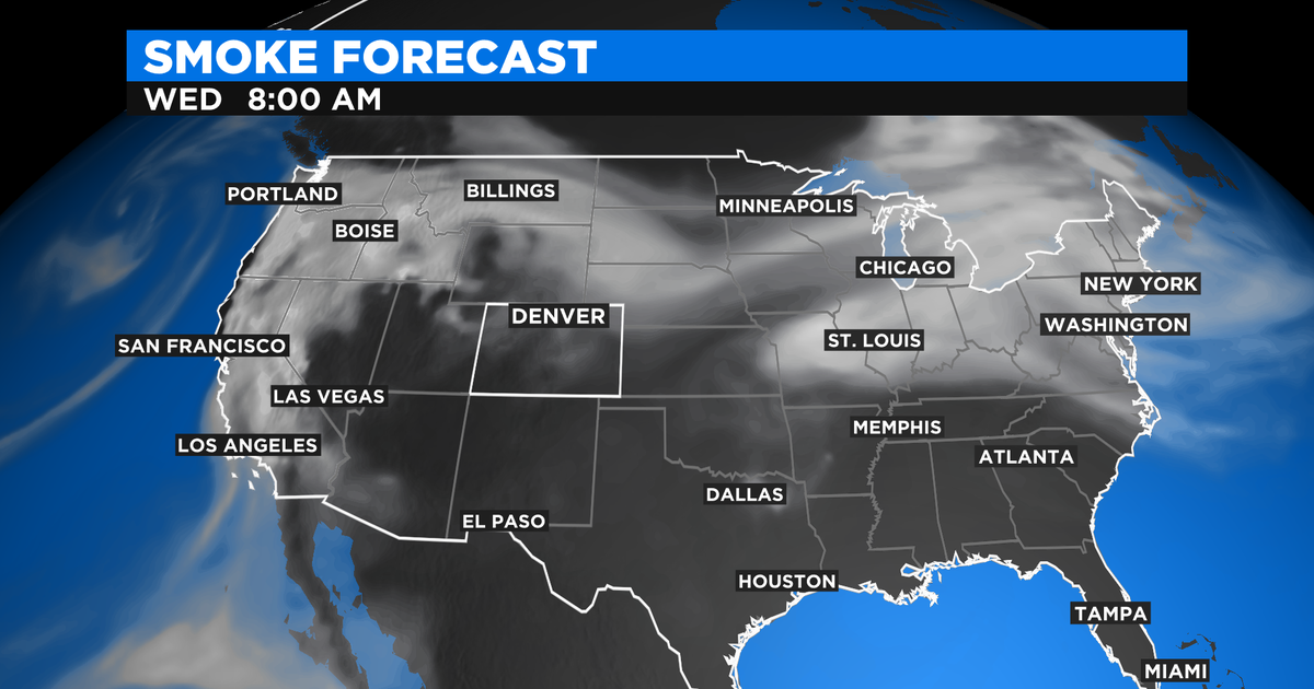 Out-Of-State Wildfire Smoke Takes A Crazy Route To Colorado - CBS Colorado