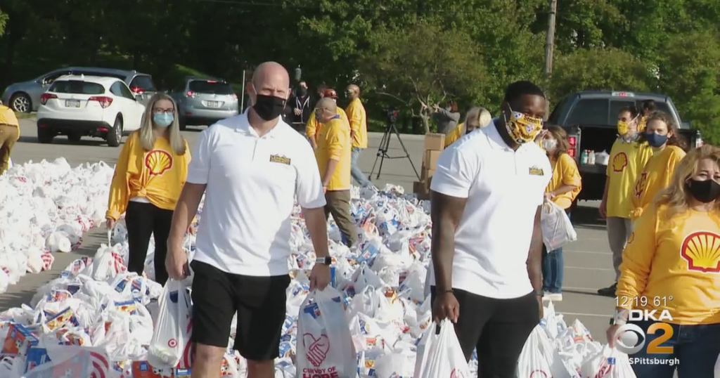 Former Steelers, Shell Employees Distribute Food In Beaver County: 'It ...