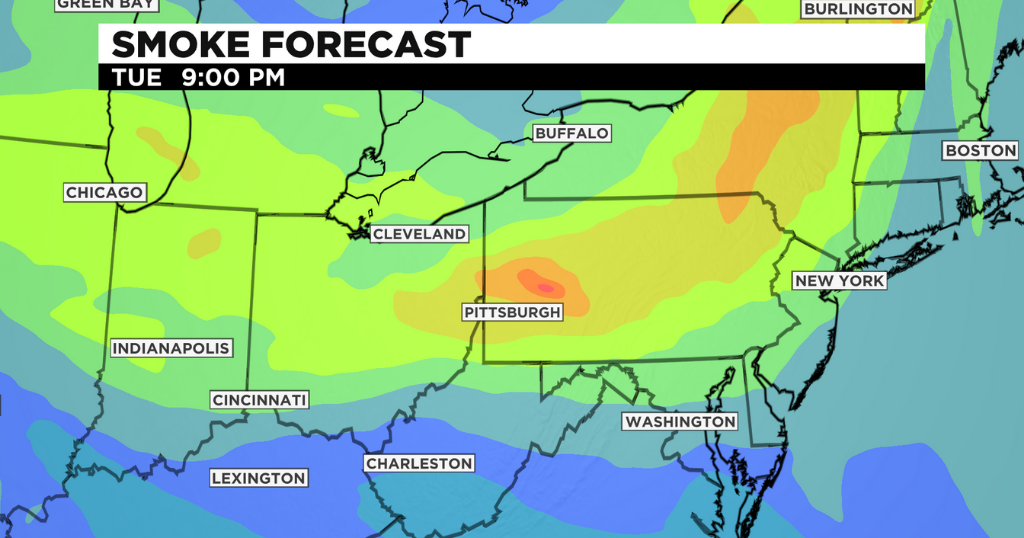 After Days Of Blue Skies, More Wildfire Smoke Is In Pittsburgh's ...