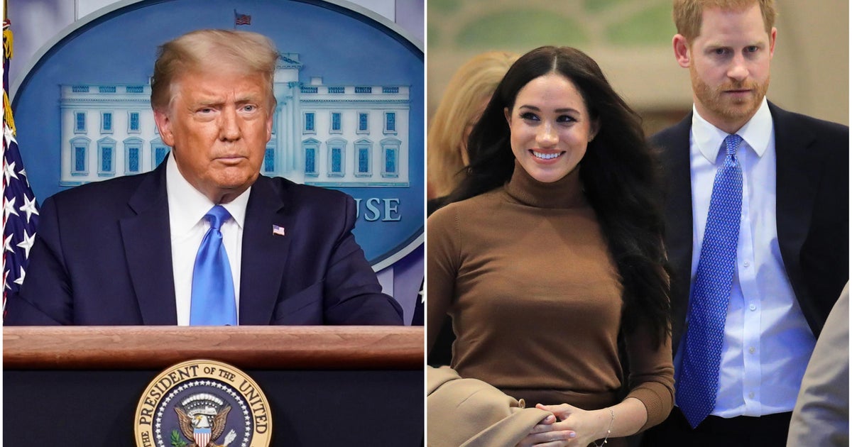 Trump says he's "not a fan" of Meghan Markle after she and Harry urge ...