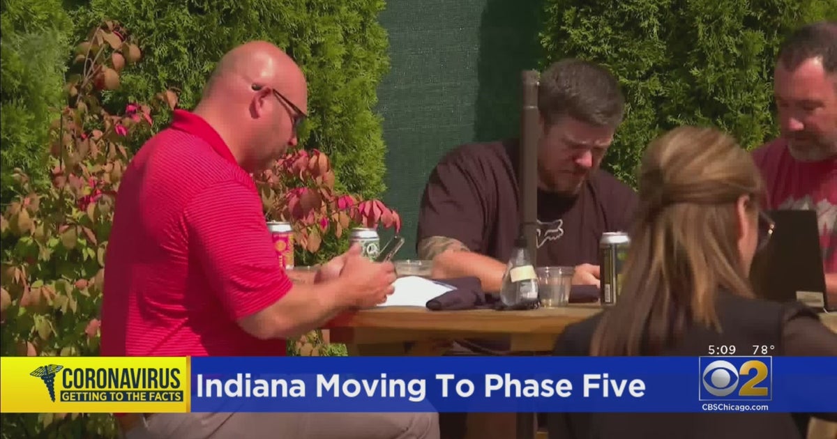 Indiana Moves To Phase Five Of Reopening Amid COVID-19 Pandemic - CBS ...
