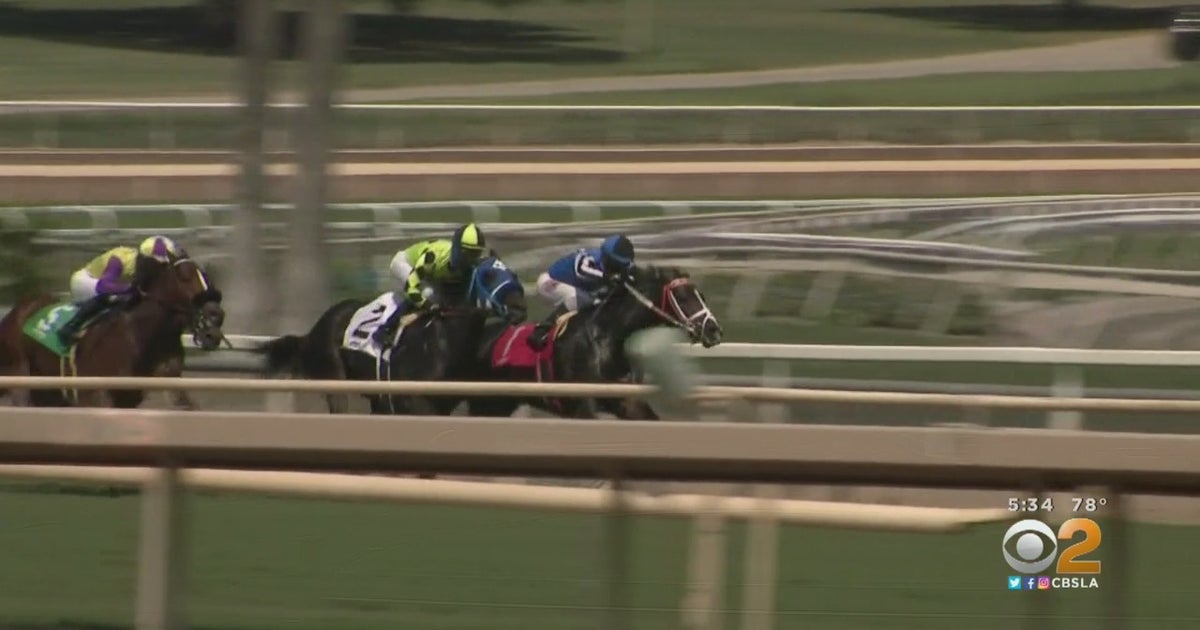 Horse Racing Returns To Santa Anita Park With Modifications - CBS Los ...
