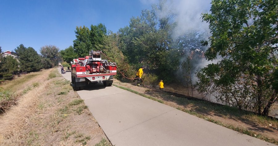 Crews Fought 8 Separate Grass Fires Near High Line Canal In Aurora ...