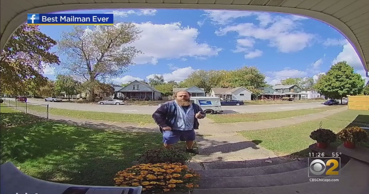 Dancing Mailman Shows Off His Hidden Talent On Indiana Family's ...