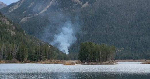 Crews Rush To Put Out Wildfire Near Monarch Lake - CBS Colorado