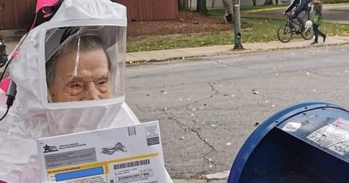 102 Year Old Woman Who Never Missed A Vote Casts Her Mail In Ballot In