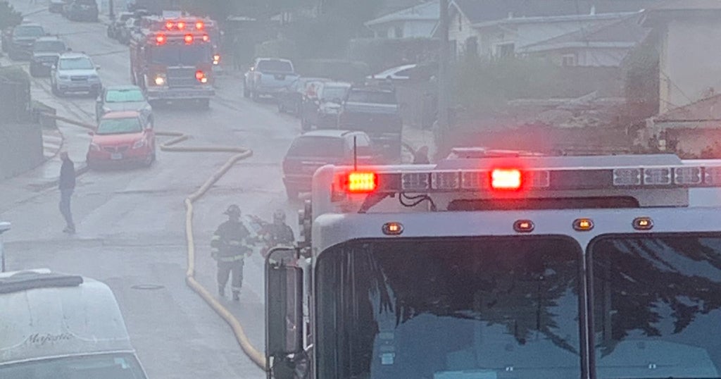 Three Displaced In Pacifica House Fire Friday Morning - CBS San Francisco