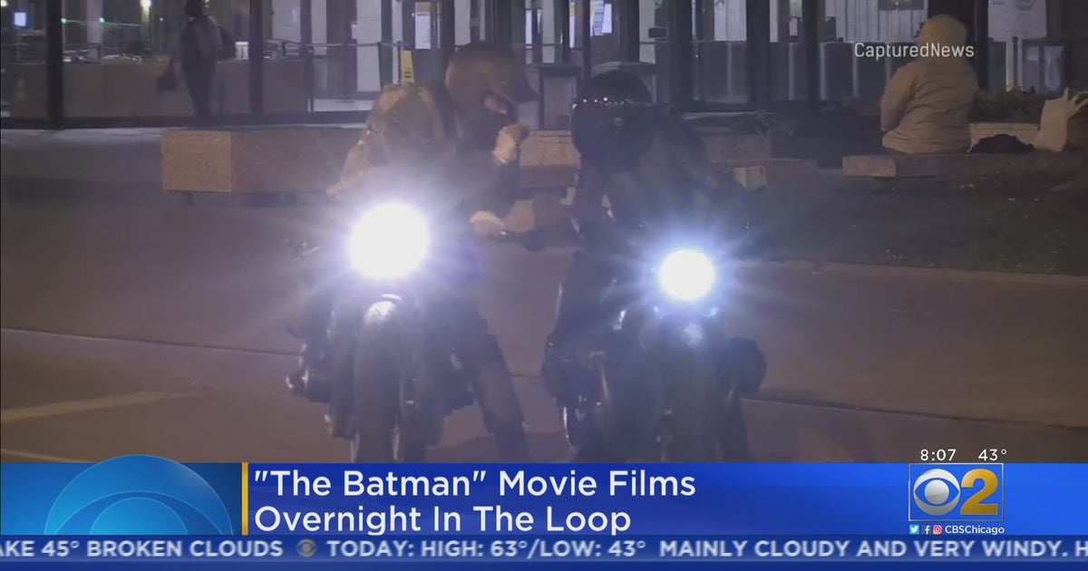 'The Batman' Movie Films Overnight In Chicago's Loop - CBS Chicago