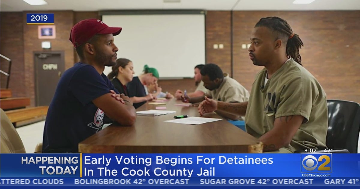 Early Voting Begins For Detainees In Cook County Jail - CBS Chicago