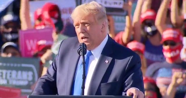 Trump holds rally in Nevada, as campaign is outspent by Biden's in ...