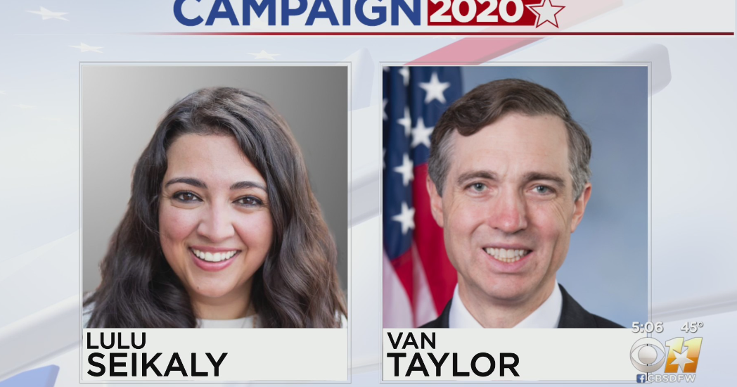 Collin County Republican Congressman Van Taylor, Democrat Luly Seikaly ...