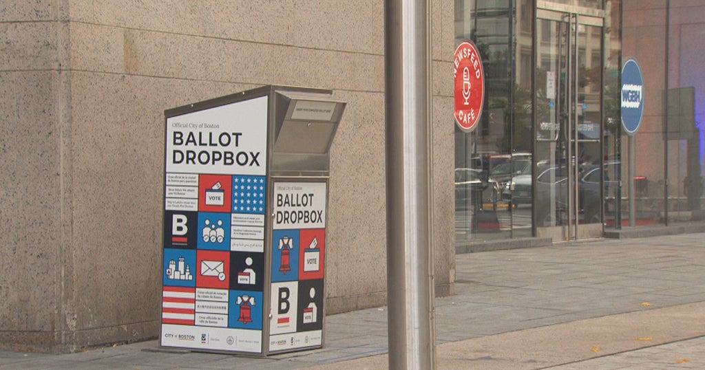 Ballot drop boxes in Boston to close for Halloween - CBS Boston